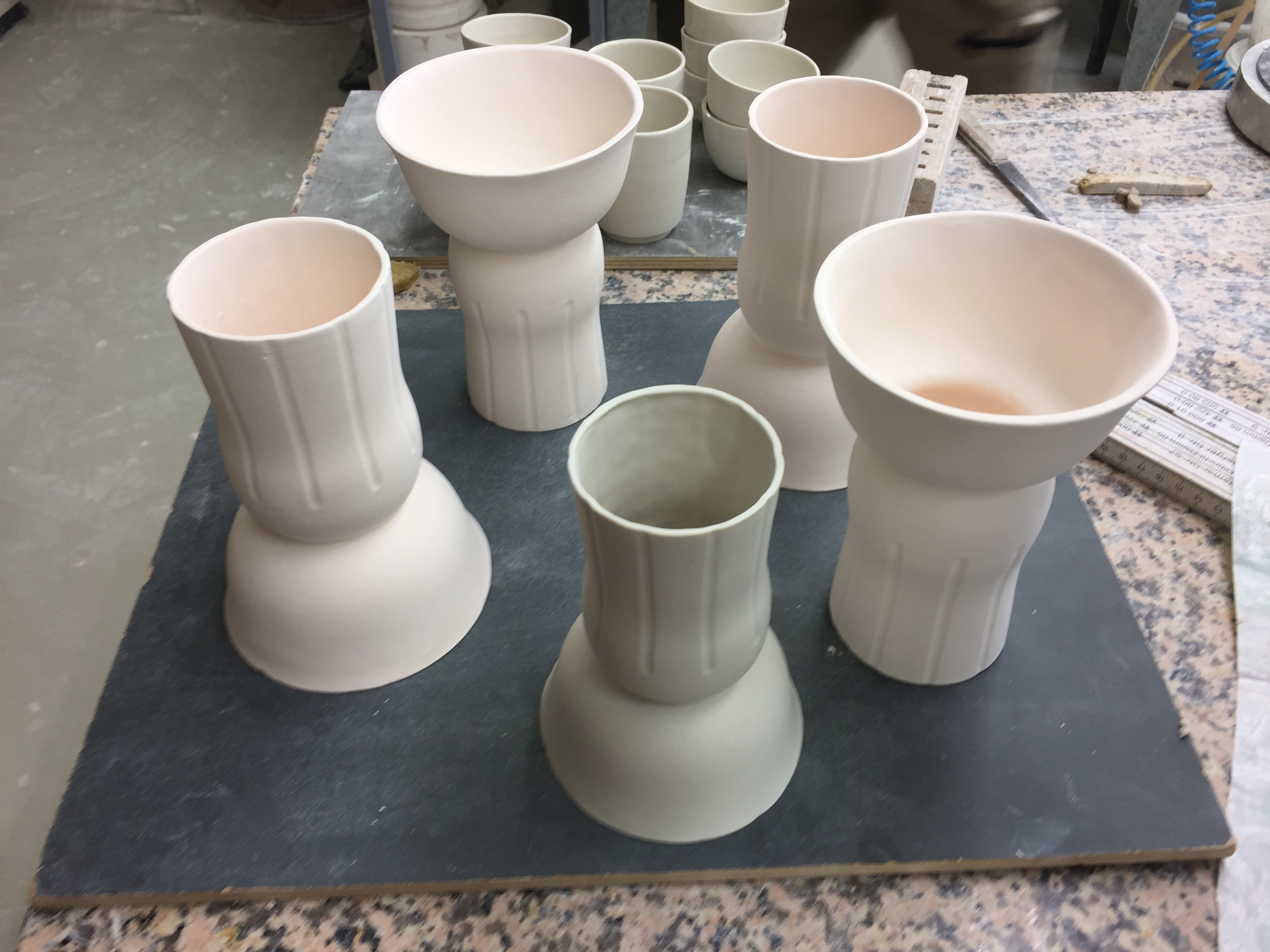 Porcelain Moulded Forms - THE LOVE SCHOOL PROJECT
